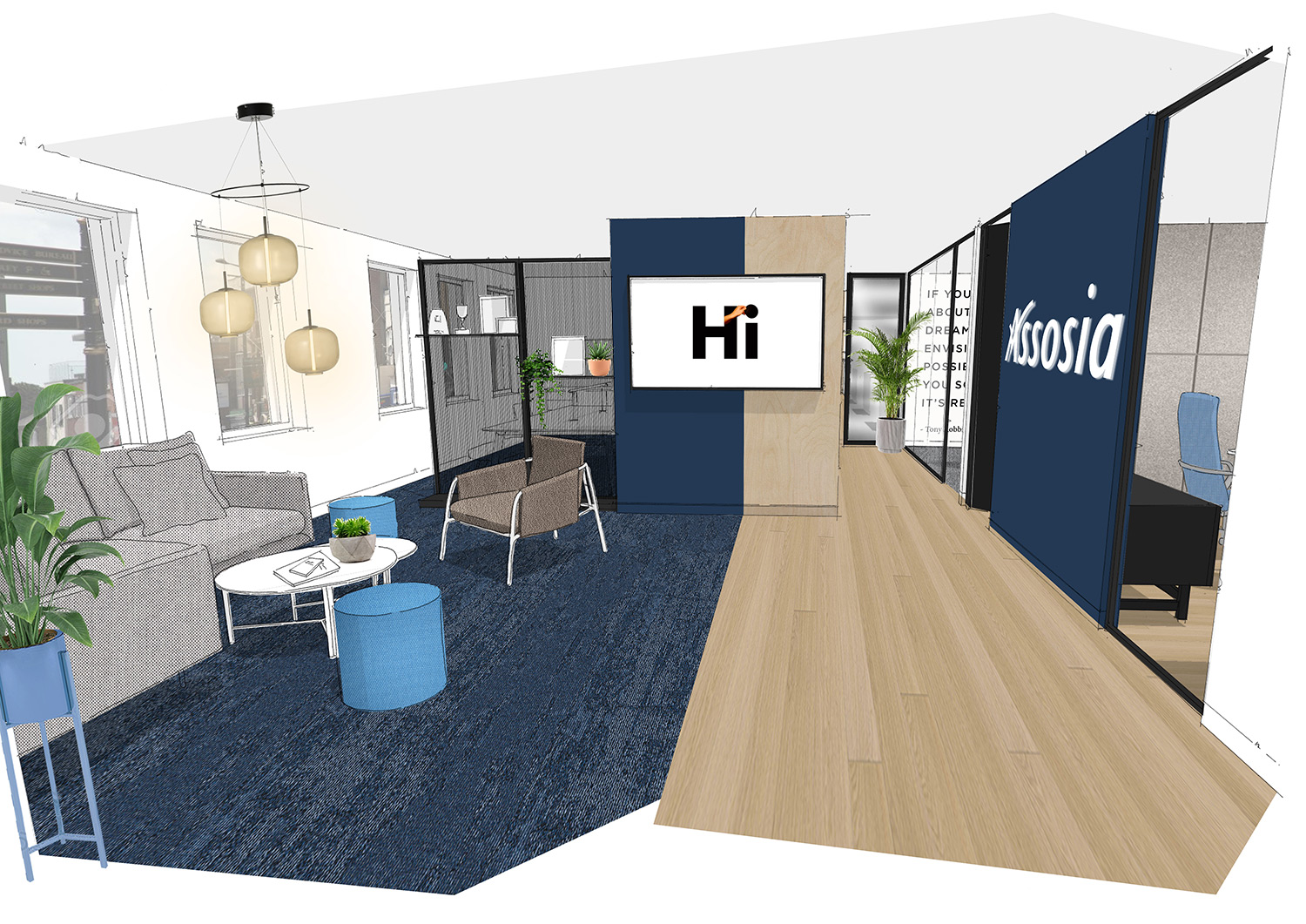 Assosia | Brentwood | SPACIO | Office Design & Build